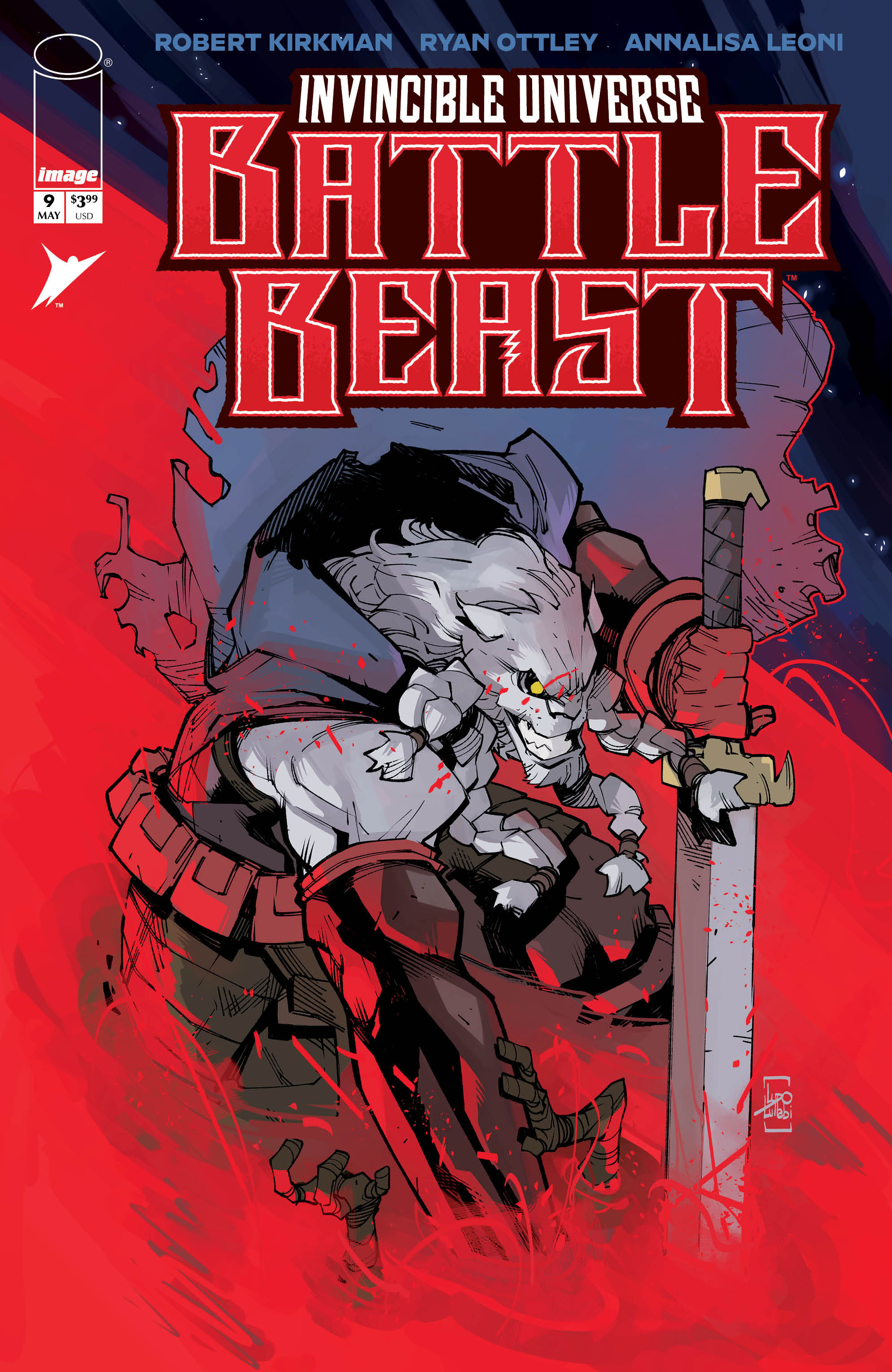 INVINCIBLE UNIVERSE BATTLE BEAST #9 CVR D INC 1_25 LUDO LULLABI VAR ...